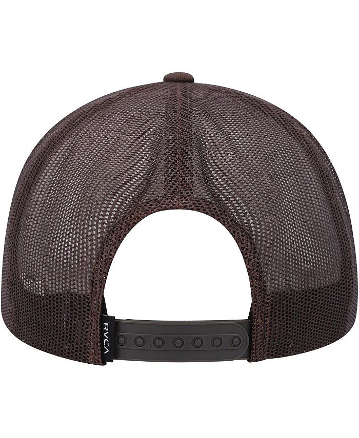 RVCA Men's Brown VA All the Way Trucker Snapback Hat - Macy's