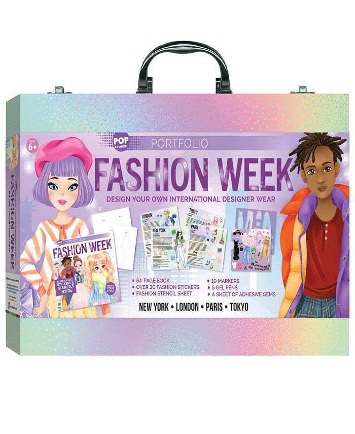 Kaleidoscope Pop Fashion Portfolio Fashion Week Kit - Macy's