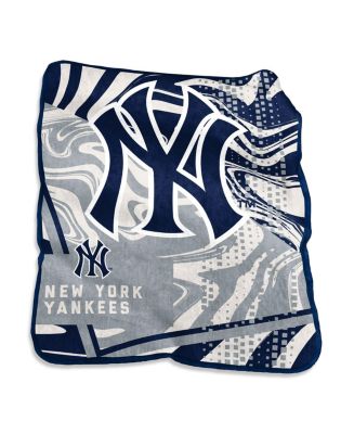 New York Yankees 50" x 60" Swirl Raschel Throw Blanket - Macy's
