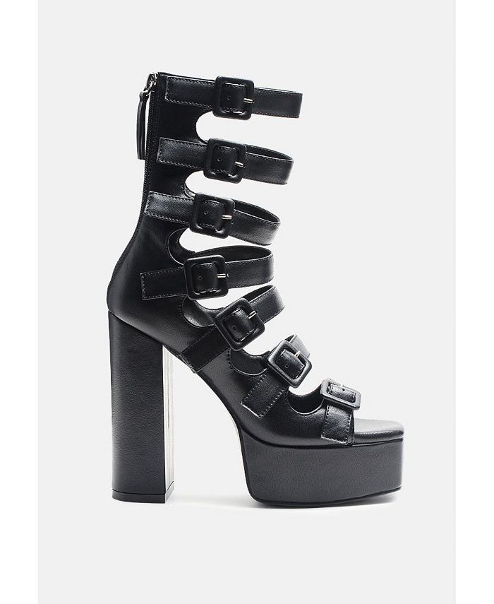 London Rag Sarouchi Caged Gladiator Platform Sandals - Macy's