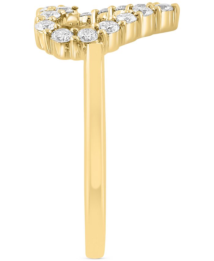 EFFY Collection EFFY® Diamond Open Heart Ring (3/8 ct. t.w.) in 14k ...