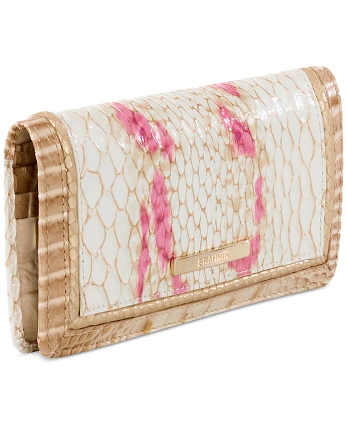 Brahmin Ady Valentia Embossed Leather Wallet - Macy's