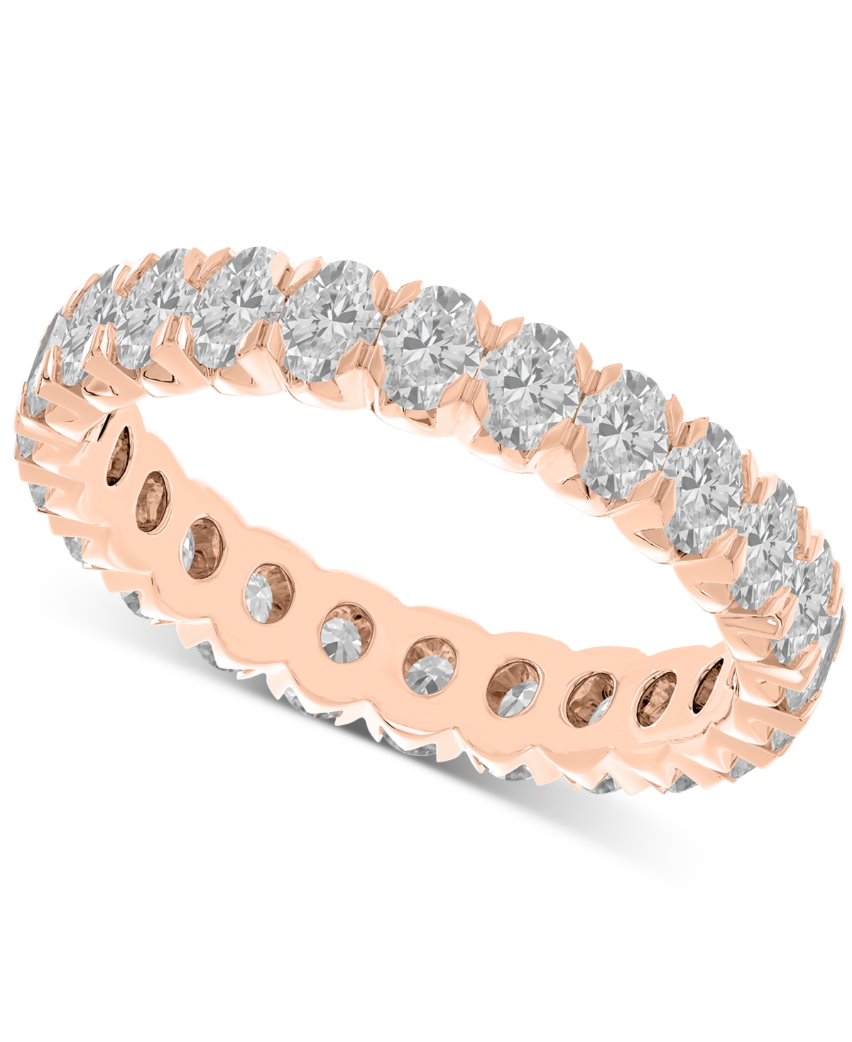 Click here for Diamond Oval-Cut Eternity Band (2 ct. t.w.) in 14k... prices