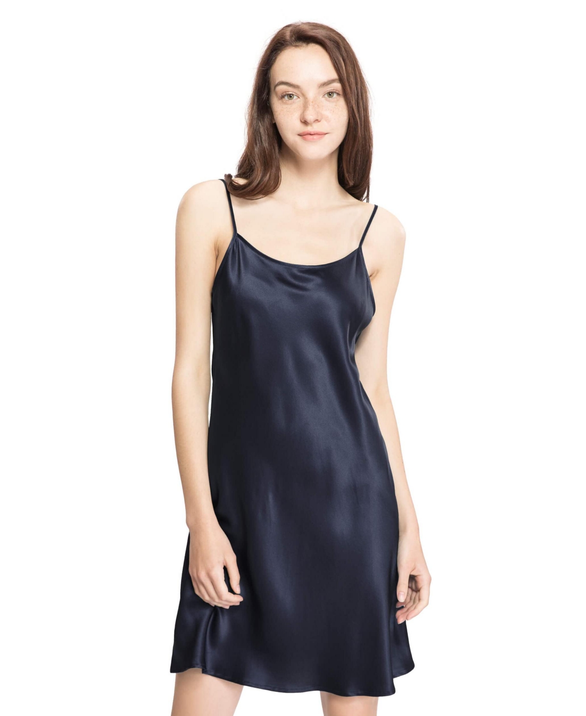 Click here for Lilysilk Womens 22 Momme Feminine Silk Chemise Nig... prices