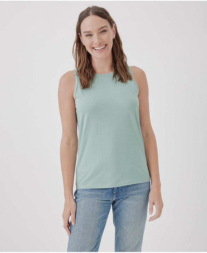 Pact Women's Organic Cotton Softspun Crew Neck Tank - Macy's