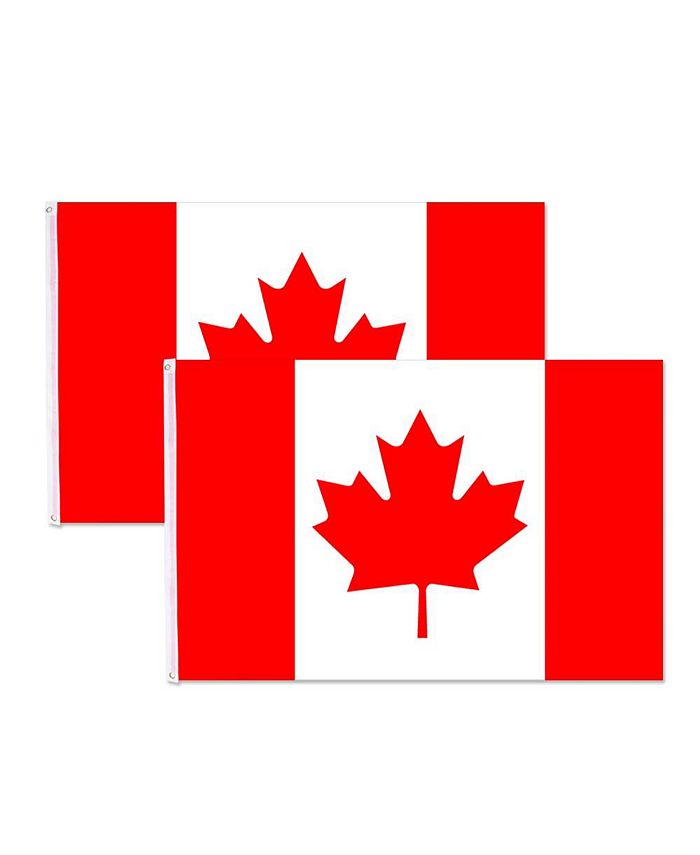 Yescom 2pcs 3'x5' Ft Canada Flag Canadian Maple Leaf Banner Outdoor ...