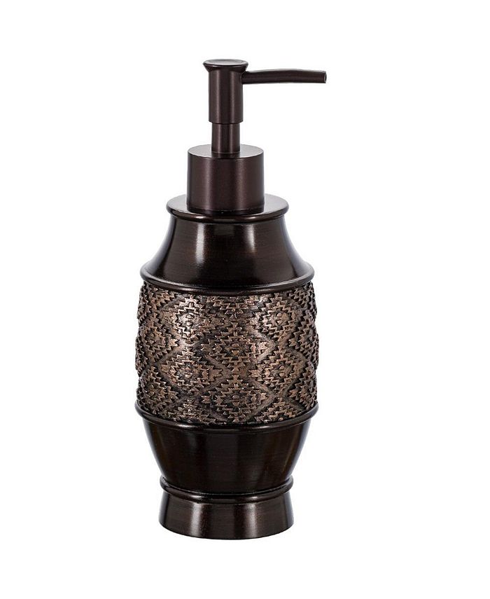 Creative Scents Dublin Collection Brown Soap Dispenser for Bathroom ...