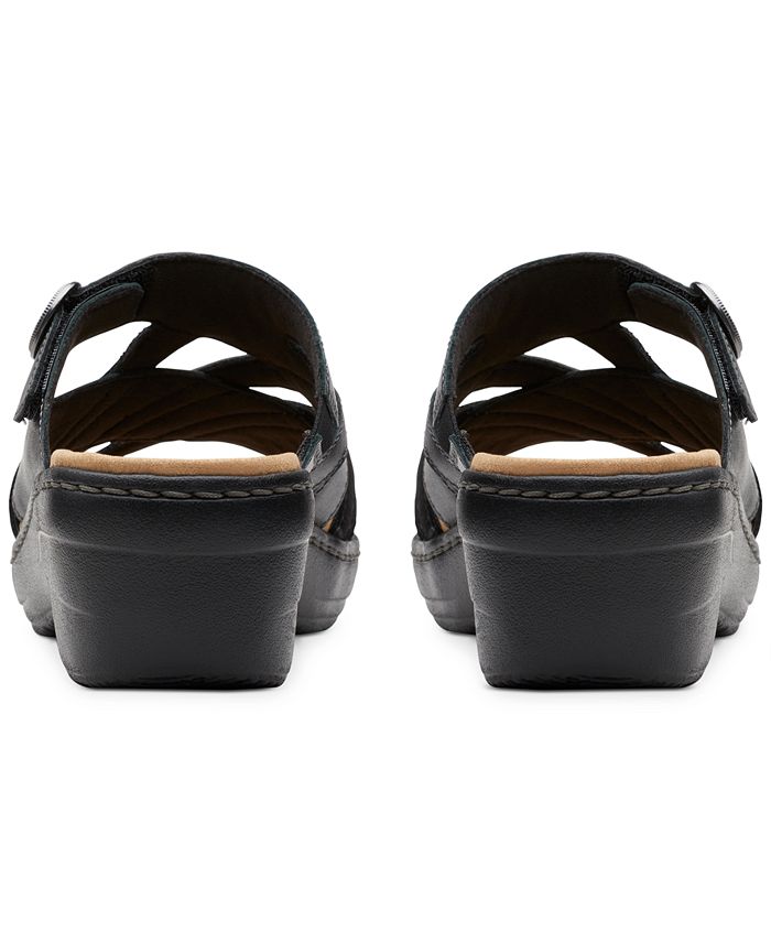 Clarks Merliah Holly Strappy Wedge Heel Platform Sandals - Macy's