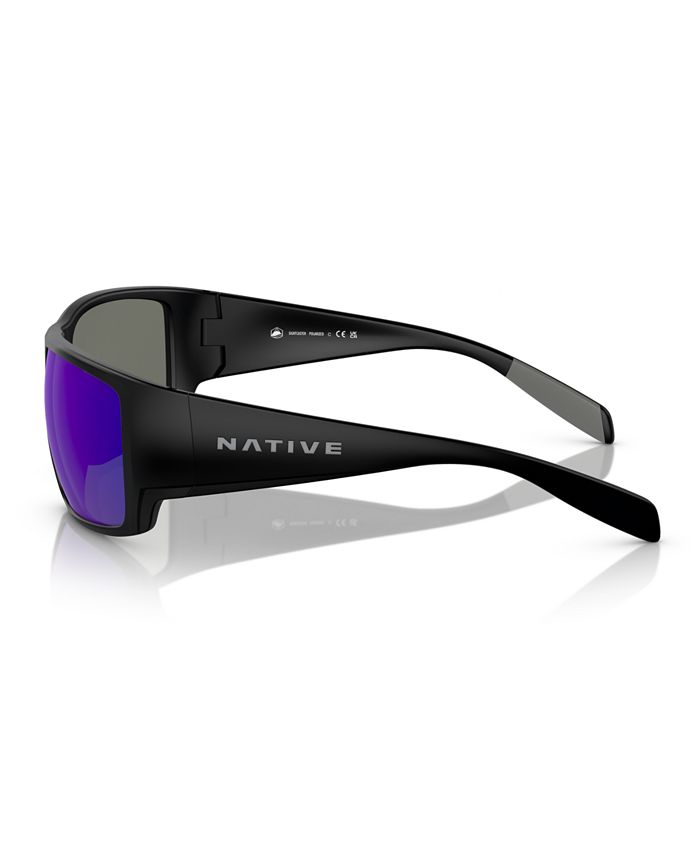 Native Eyewear Native Men's Sightcaster Polarized Sunglasses, Mirror ...