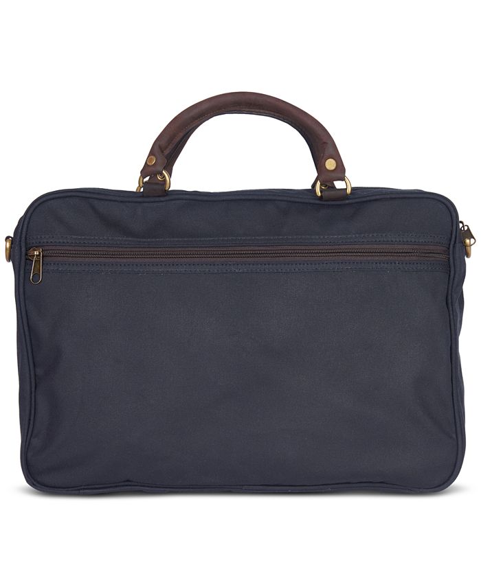 Barbour Men's Waxed Cotton Briefcase - Macy's