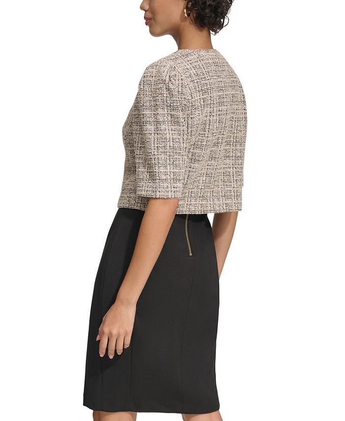 Calvin Klein Women's Open-Front Knit Shrug - Macy's