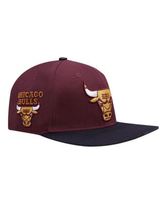 Men's Pro Standard Maroon, Black Chicago Bulls Gold Rush 2-Tone ...