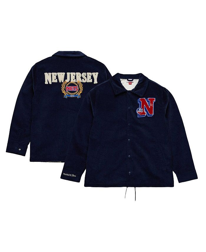 Mitchell & Ness Men's Navy New Jersey Nets Hardwood Classics Coaches ...