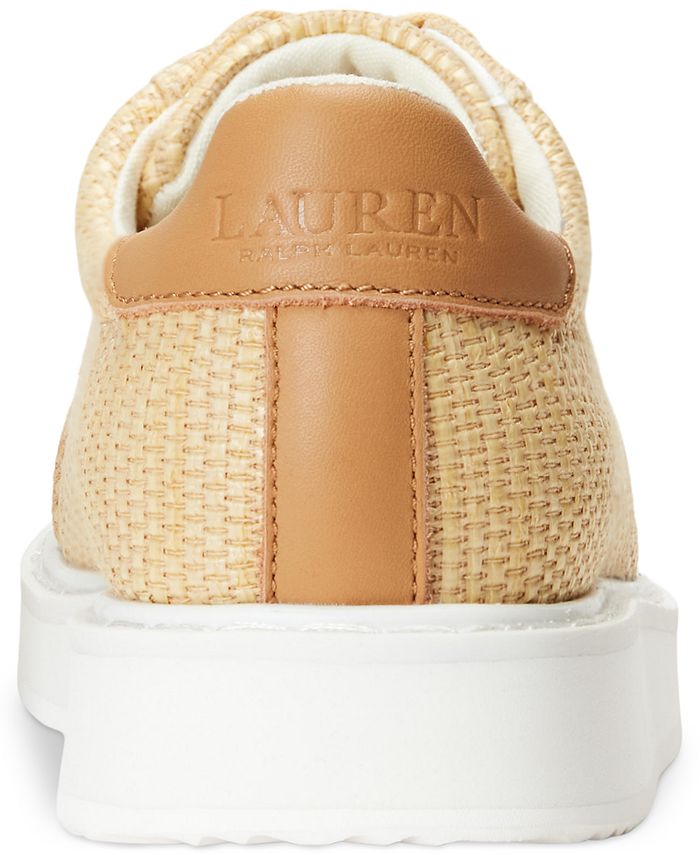 Lauren Ralph Lauren Women's Angeline IV Lace-Up Platform Sneakers - Macy's