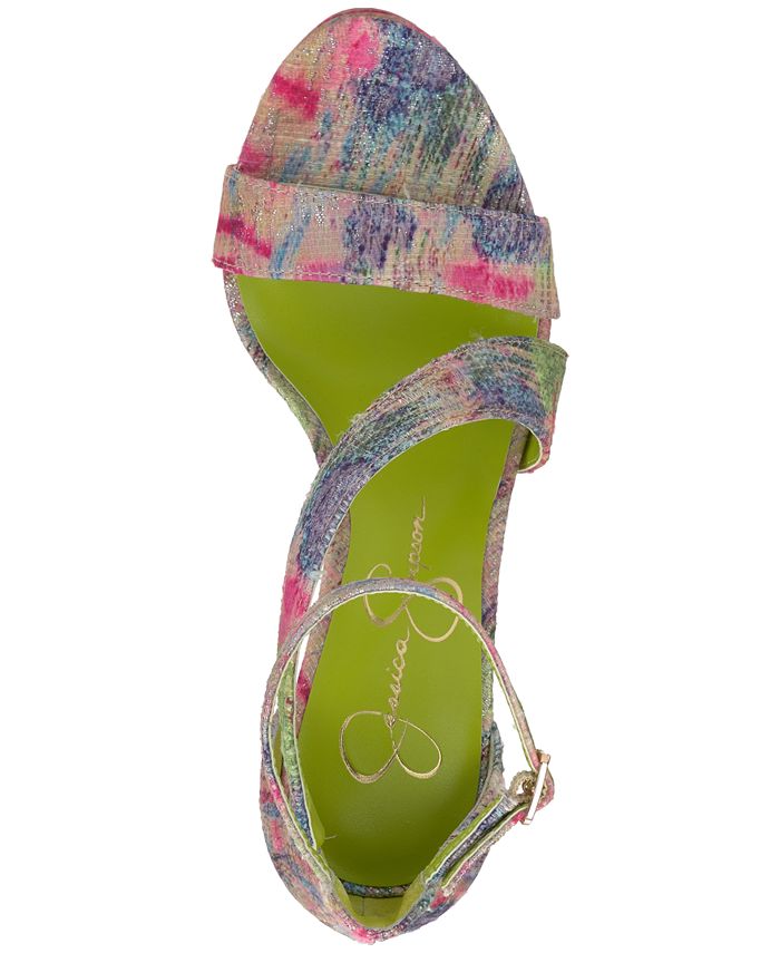 Jessica Simpson Women's Iley Strappy Platform High Heel Sandals - Macy's