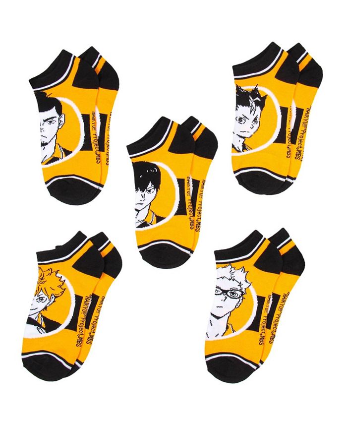 Haikyuu Volleyball Manga Anime Multi-Character Adult Unisex 5 Pk No ...