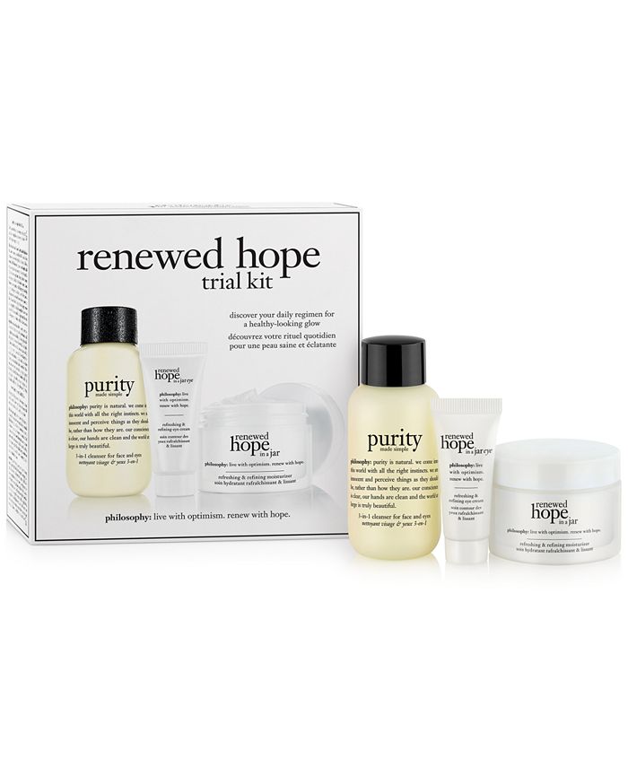 philosophy renewed hope trial kit - Macy's