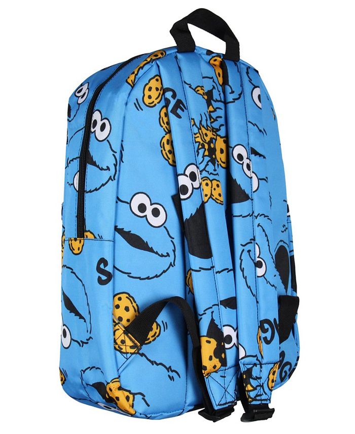 Sesame Street Backpack Cookie Monster Savage Laptop School Travel ...