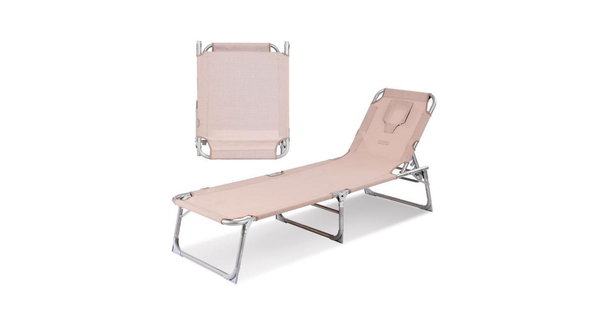 Click here for Patio Deck Adjustable Chaise Lounge Recliner Chair... prices