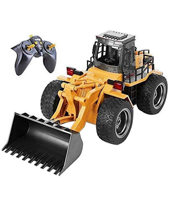 Top Race Remote Control Construction Toy Tractor Lights and Sounds - Macy's