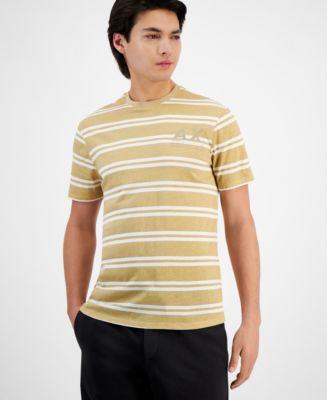 A|X Armani Exchange Men's Stripe AX T-Shirt, Created for Macy's - Macy's