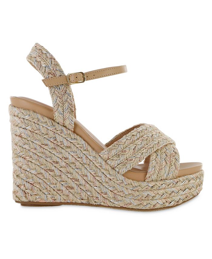 MIA Women's Alouette Wedge Sandals - Macy's