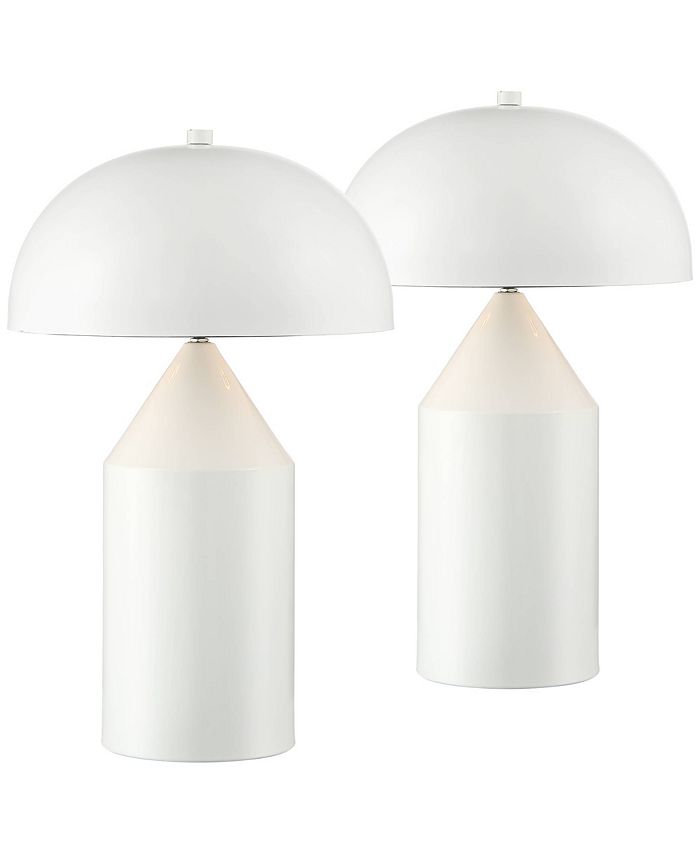 360 Lighting Felix Modern Cottage Accent Table Lamps 19" Tall Set of 2 ...