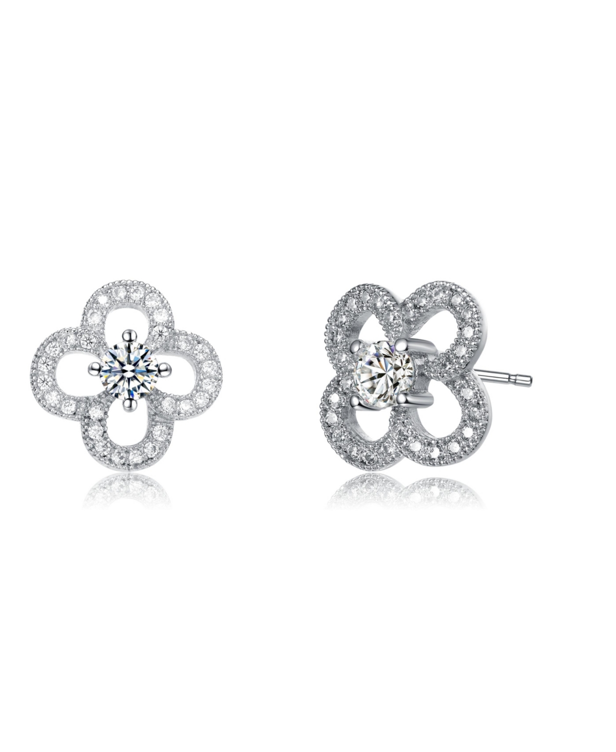 Click here for Elegant White Gold Plated with Clear Cubic Zirconi... prices