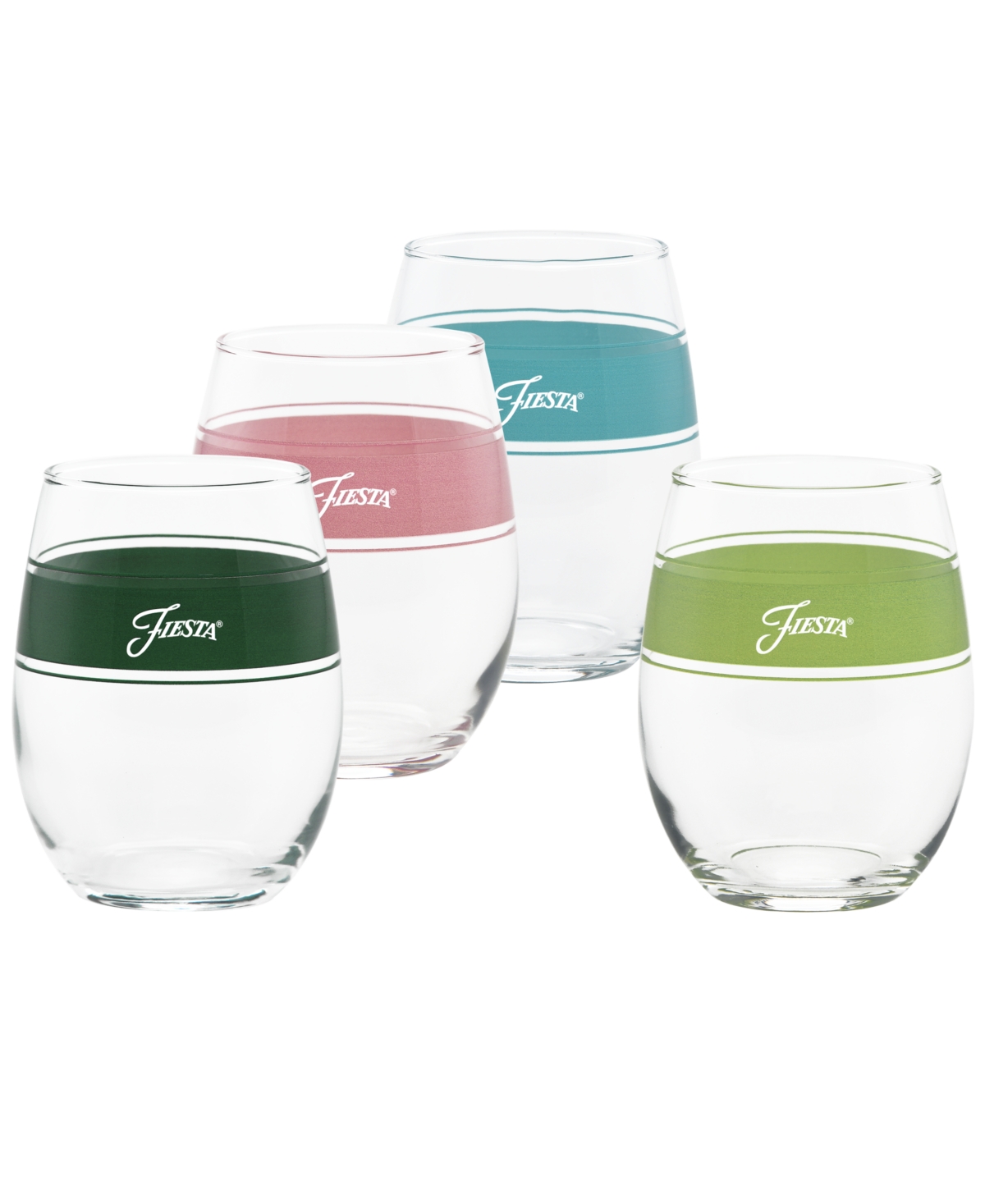 Click here for Fiesta Tropical Frame 15 Ounce Stemless Wine Glass... prices