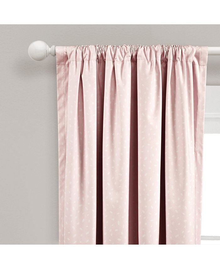 Lush Decor Pixie Fox Geo Blackout Window Curtain Panel - Macy's