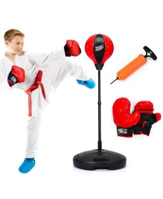 Kids Adjustable Stand Punching Bag Toy Set with Boxing Glove - Macy's