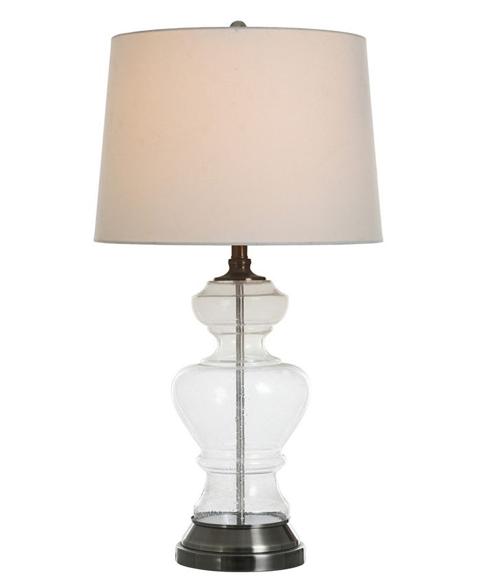 StyleCraft Home Collection 33" Elegant Seeded Glass Table Lamp with Urn ...