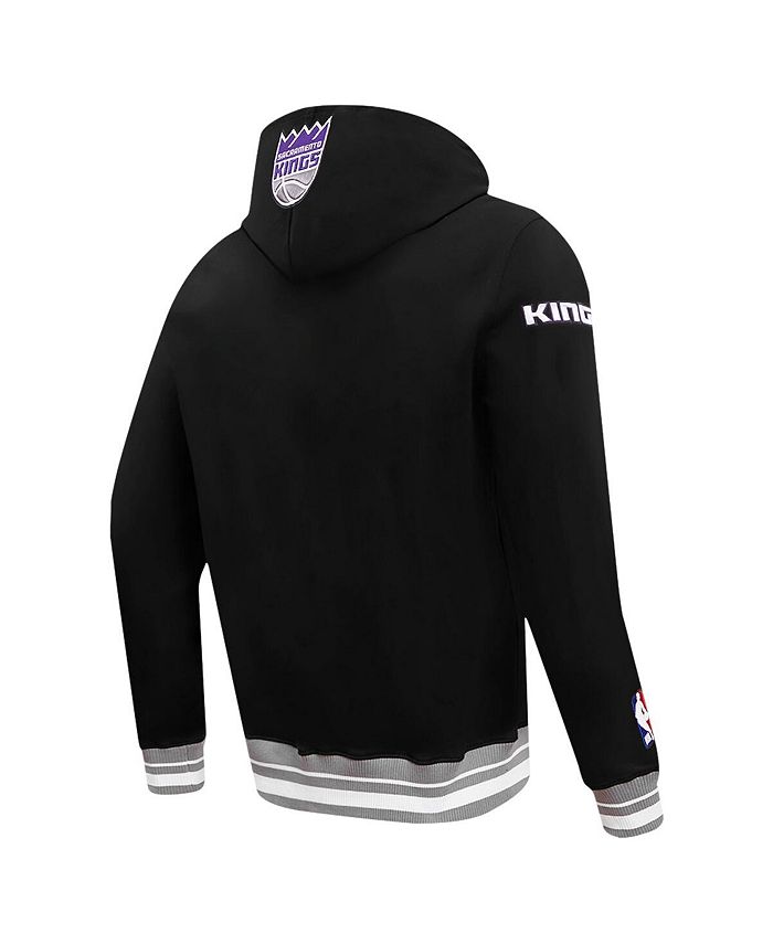 Pro Standard Men's Black Sacramento Kings Script Tail Pullover Hoodie ...