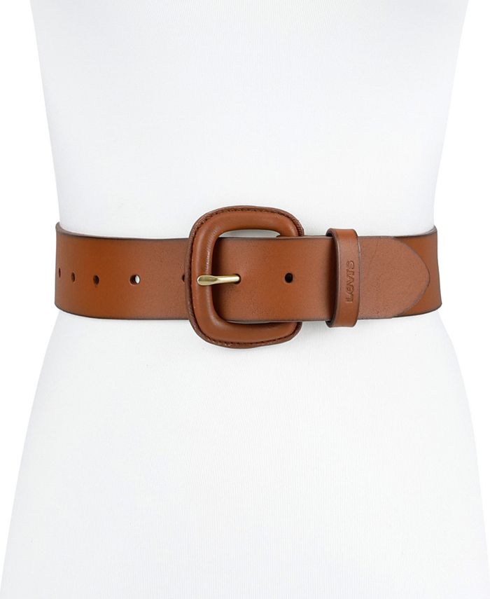 Levi's Women's Leather Wrapped Buckle Belt - Macy's