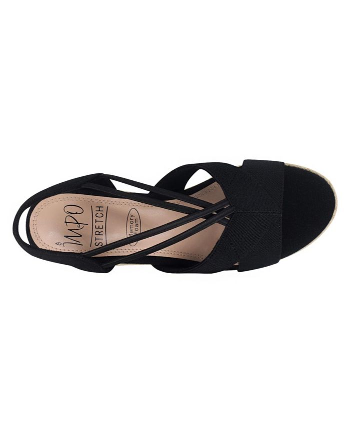 Impo Women's Tiyasa Embroidered Platform Wedge Sandals - Macy's