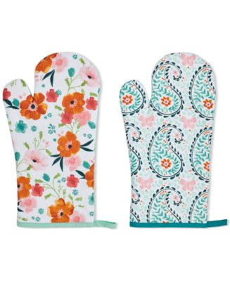 Dolly Parton Paisley & Floral Oven Mitts, Set of 2 - Macy's