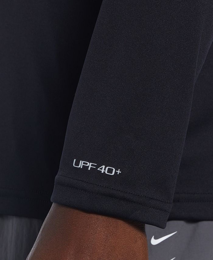 Nike Men's Swoosh At Sea Printed Long-Sleeve Hydroguard Rash Guard - Macy's