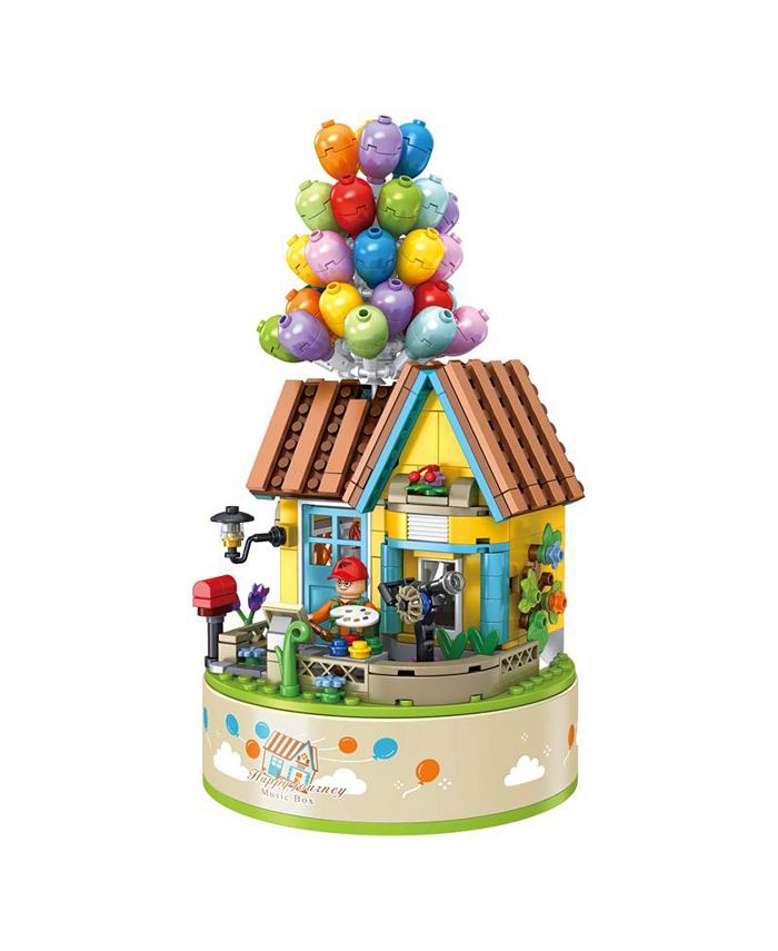 Contixo Flying Balloons Building Block Set With Music Box - 528 Pcs ...