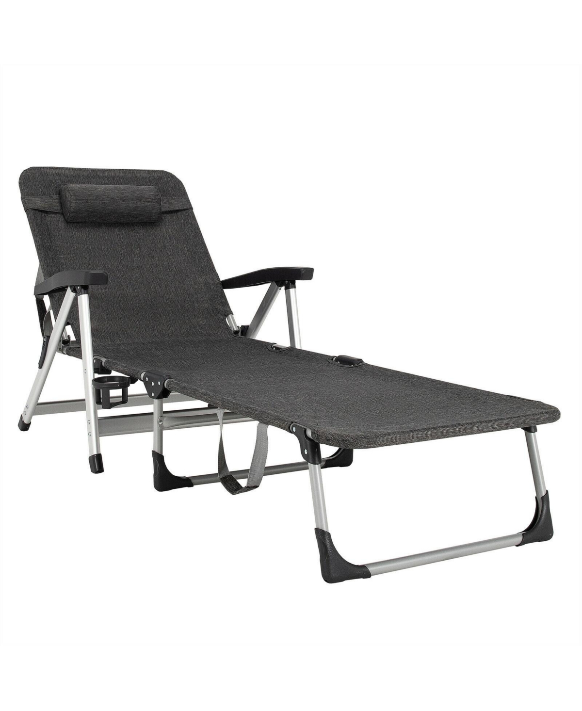 Click here for Inolait Beach Folding Chaise Lounge Recliner with... prices