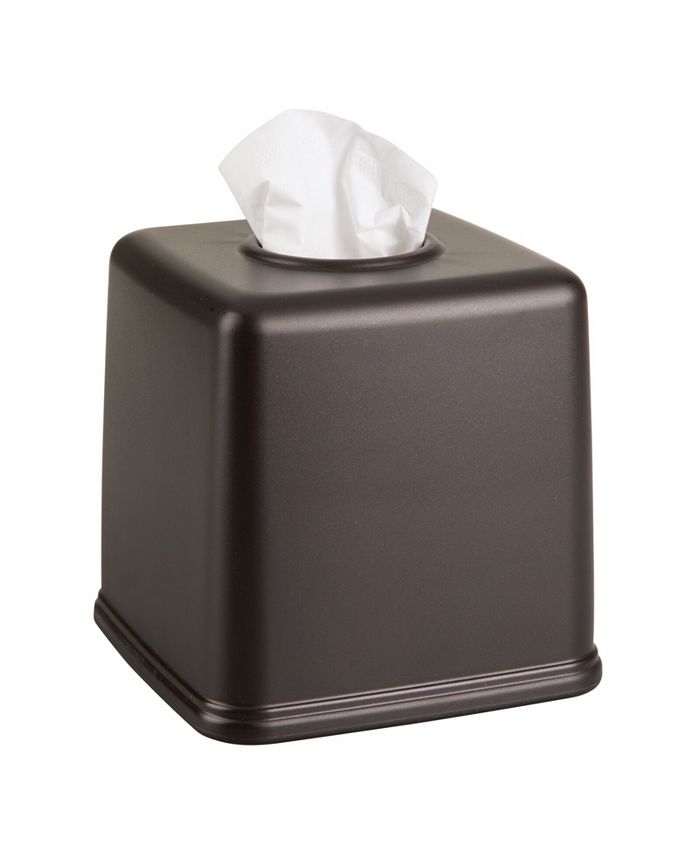 mDesign Plastic Square Facial Tissue Box Cover Holder for Bathroom - Macy's
