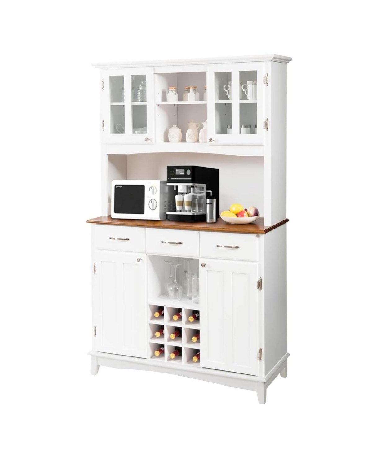 Click here for Sugift Kitchen Storage Cabinet Cupboard with Wine... prices