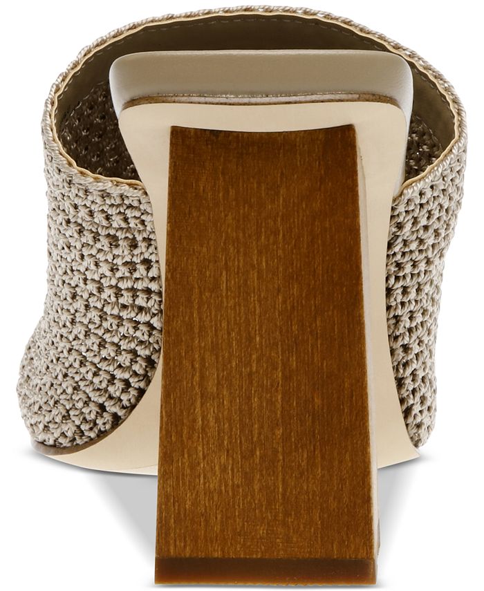 Steve Madden Women's Realize Crochet Block-Heel Sandals - Macy's