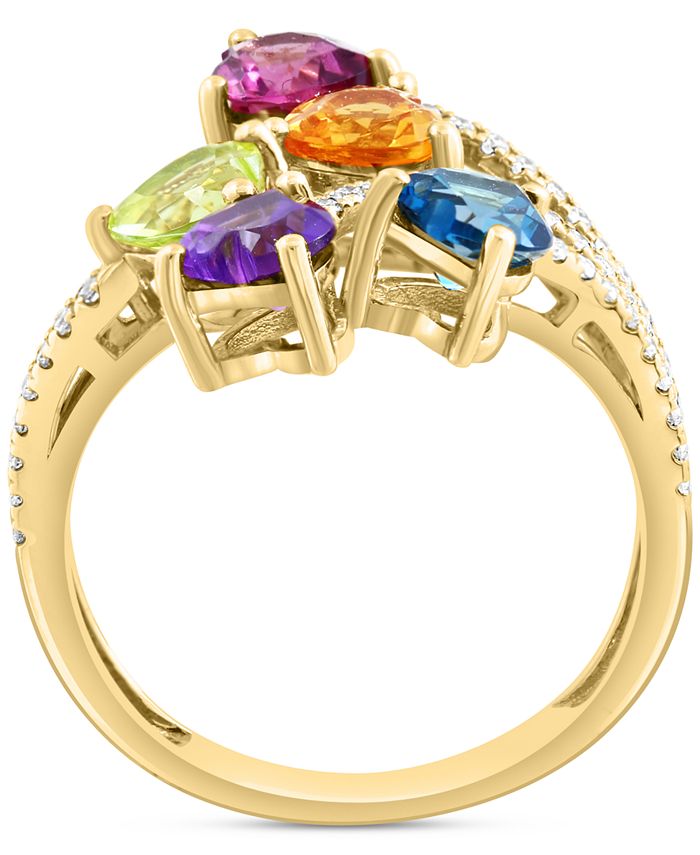 EFFY Collection EFFY® Multi Gemstone (2-1/3 ct. t.w.) & Diamond (1/4 ct ...