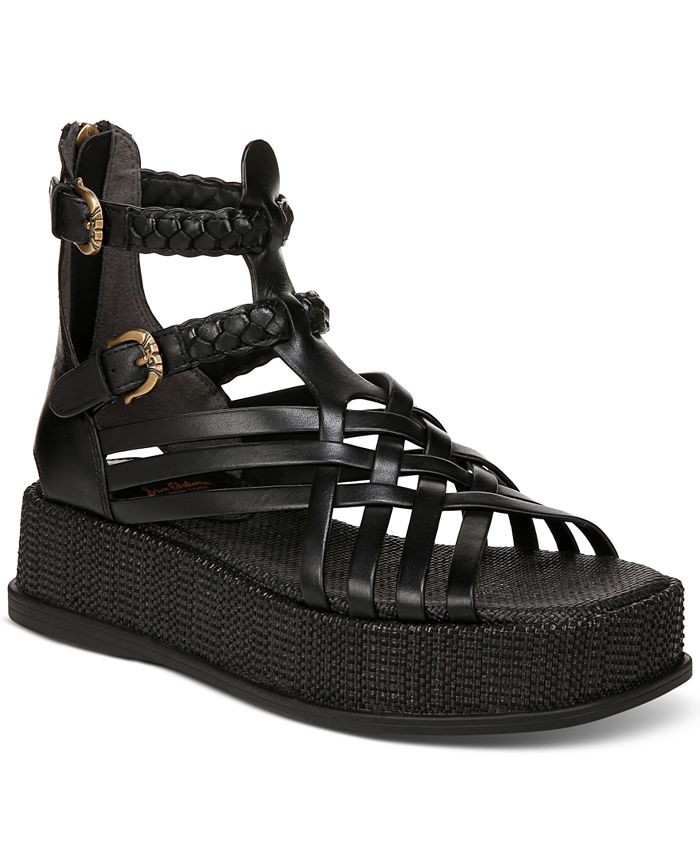 Sam Edelman Nicki Strappy Platform Wedge Sandals - Macy's