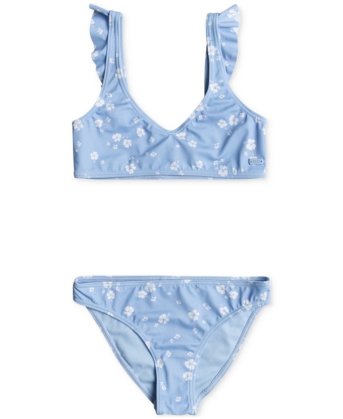 Roxy Big Girls Dreamer Ruffled Two-Piece Swimsuit - Macy's