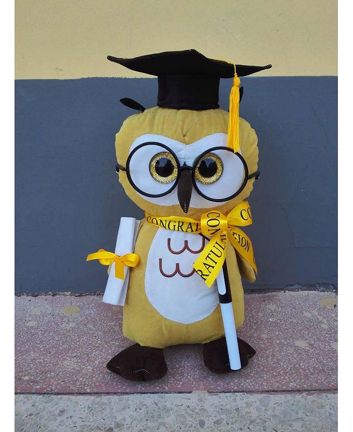 KOVOT Graduation Autograph Plush Wisdom Owl with Pen - 12" H - Macy's