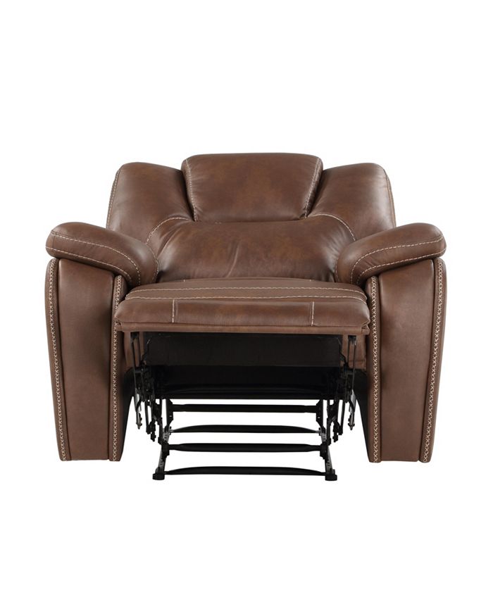 Steve Silver Katrine 39" Manual Recliner - Brown - Macy's
