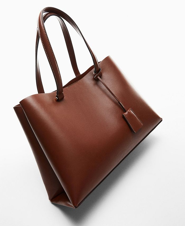 MANGO Women's Dual Compartment Shopper Bag - Macy's