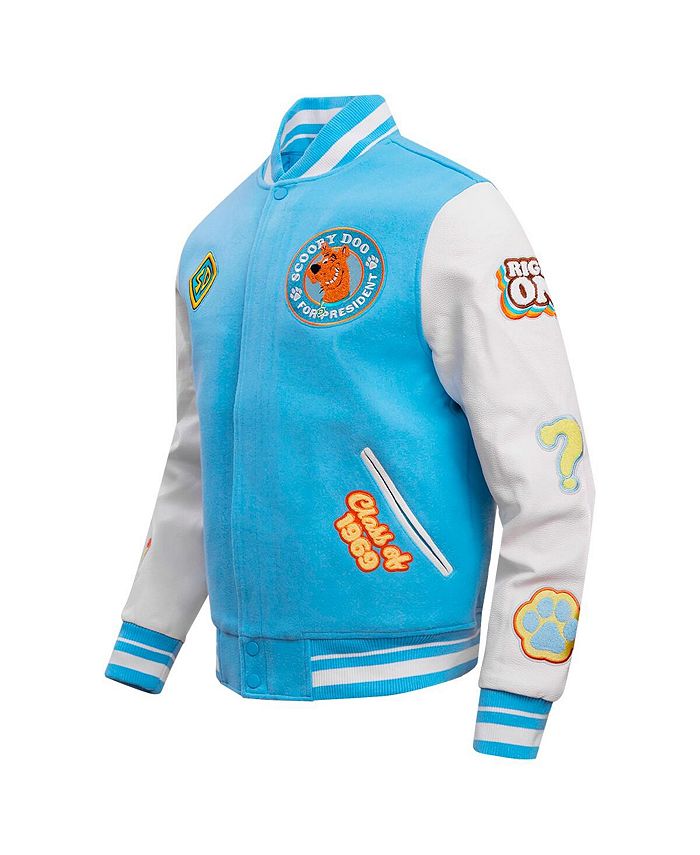 Freeze Max Men's Blue Scooby-Doo Team Scooby Full-Zip Varsity Jacket ...