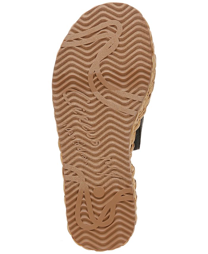 Circus NY by Sam Edelman Wallis Raffia Platform Slide Sandals - Macy's
